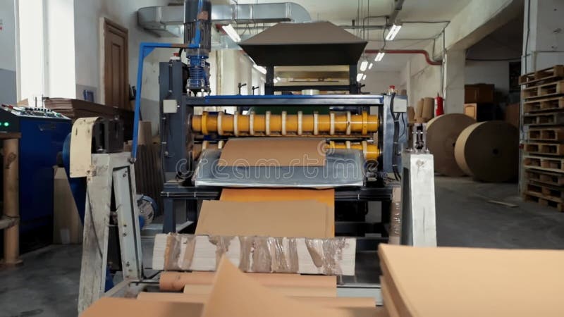 Production of Cardboard. Cardboard Production Equipment. Cardboard ...