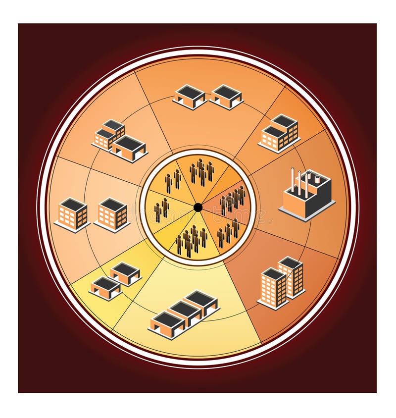 The production chart stock vector. Illustration of home - 22183531