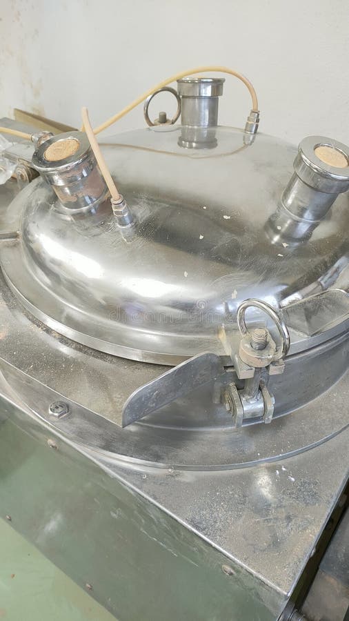 Production of Compact Powder in a Cosmetic Factory Stock Photo - Image ...