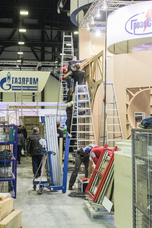 Production of the Construction Site. Editorial Photography - Image of ...