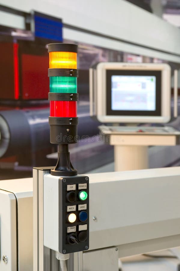 Production control stock image. Image of warning, control - 19691293