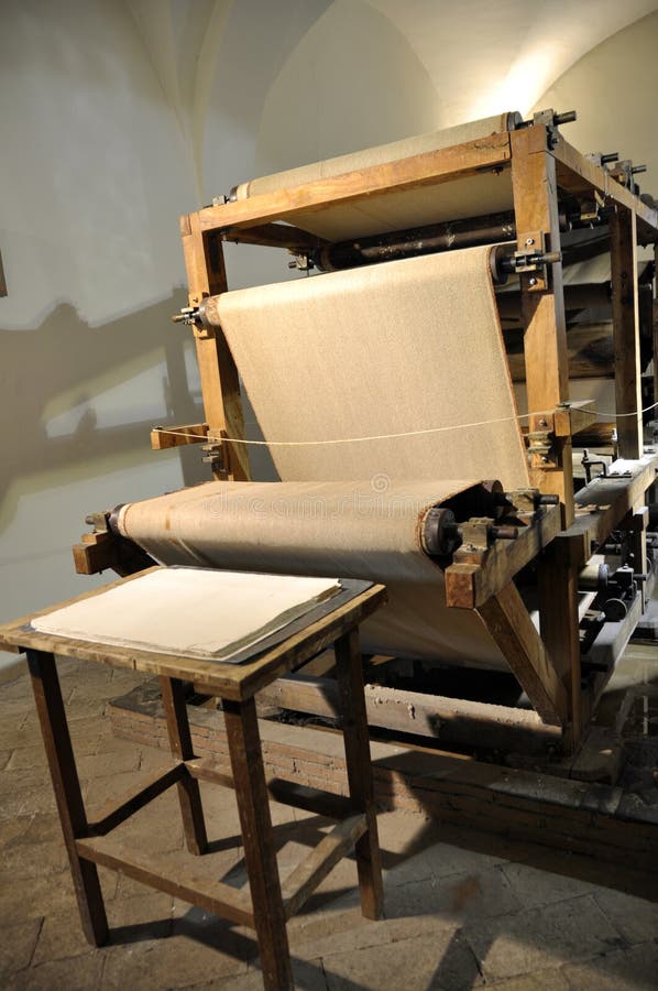 Production of Cotton Paper Handmade Stock Image - Image of linen ...