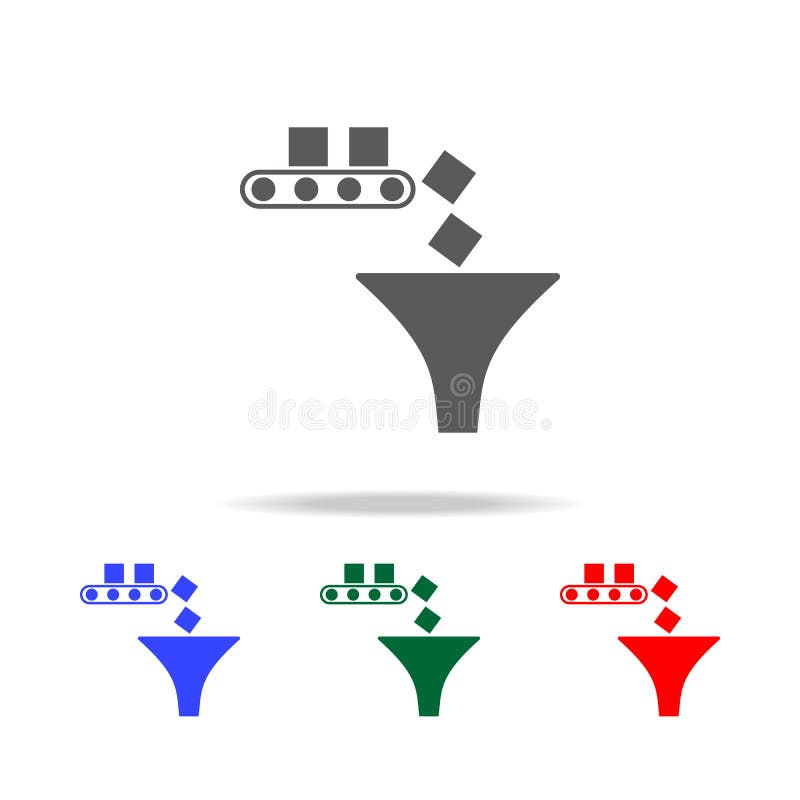 Production Cycle Icon. Elements in Multi Colored Icons for Mobile ...