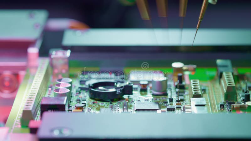 Electronic Circuit Boards Production and Installation of Components ...