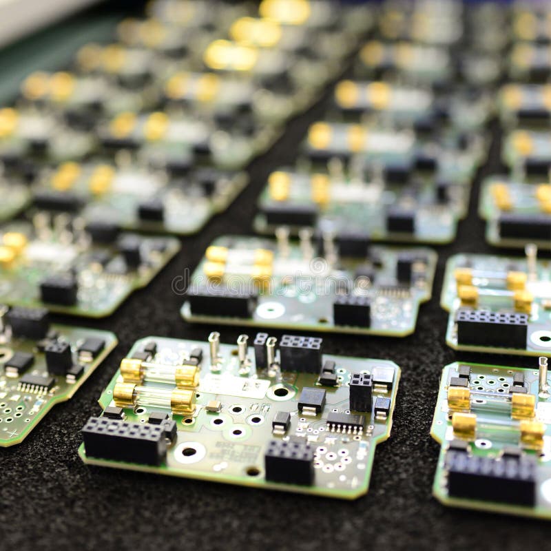 Production Et Ensemble De La Microélectronique Dans Une Usine De Pointe ...