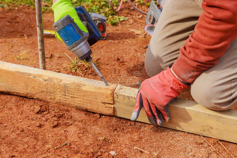 Production of Formwork with Removable Timbering for House with a ...