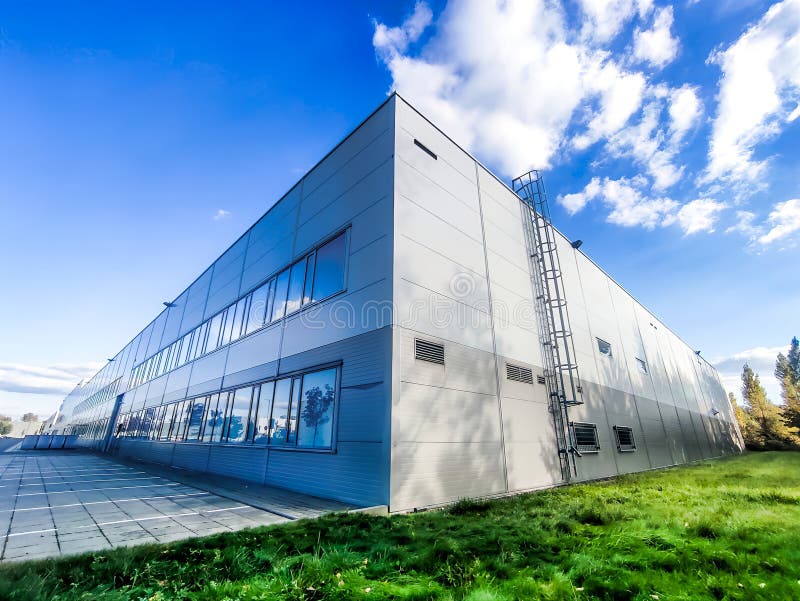 Production Hall of the Automotive Company Stock Image - Image of ...