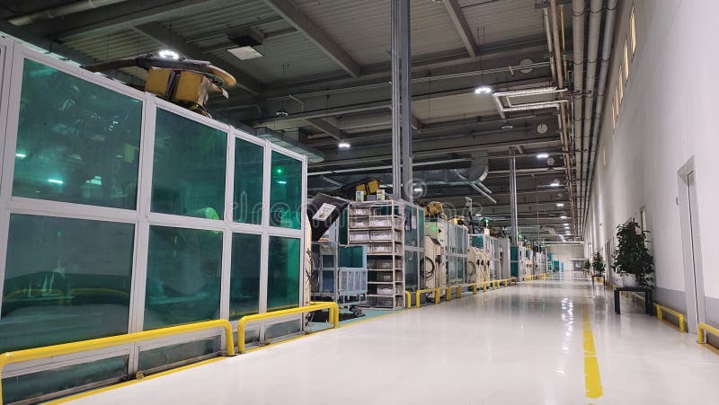 Production Hall in the Factory Stock Photo - Image of carfactory ...