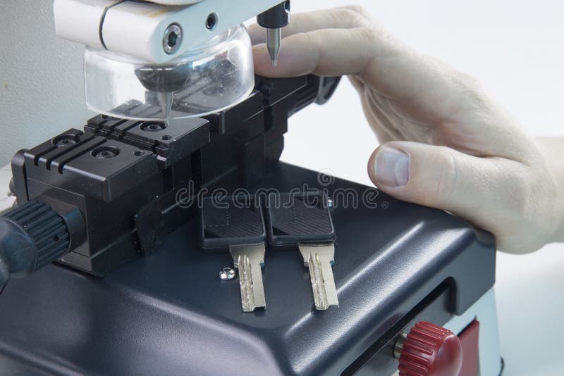 Production of Home Keys on a Specialized Vertical Key Machine Stock ...