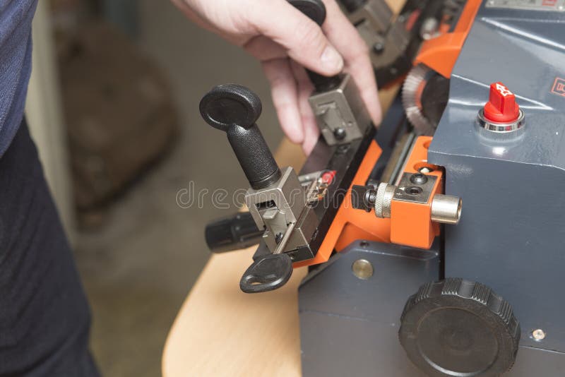 Production of Home Keys on a Specialized Vertical Key Machine Stock ...