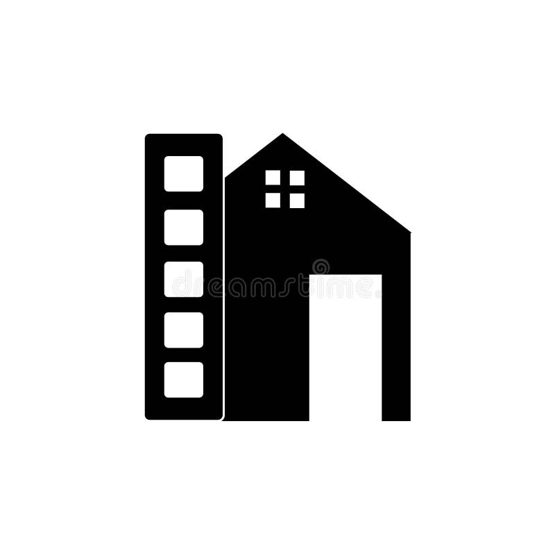 Production House Icon Logo Vector Design Template Stock Vector ...