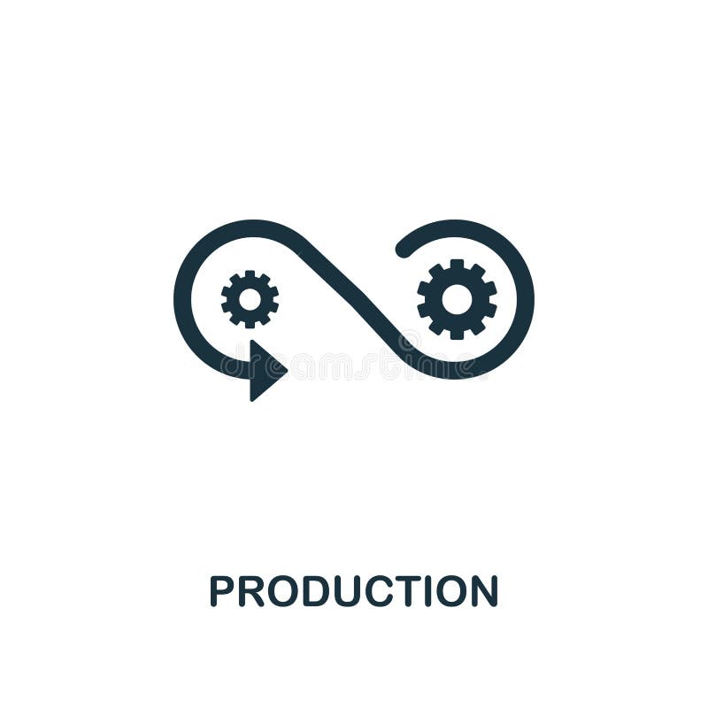 Production Icon. Premium Style Design, Pixel Perfect Production Icon ...