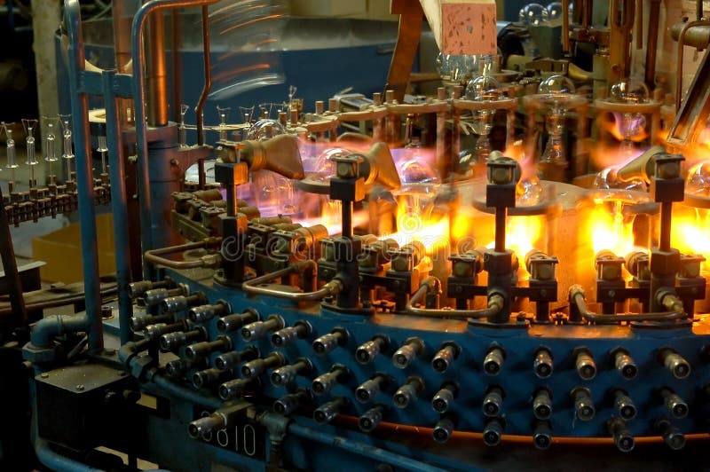 Production light bulb stock image. Image of belt, inside - 12732695