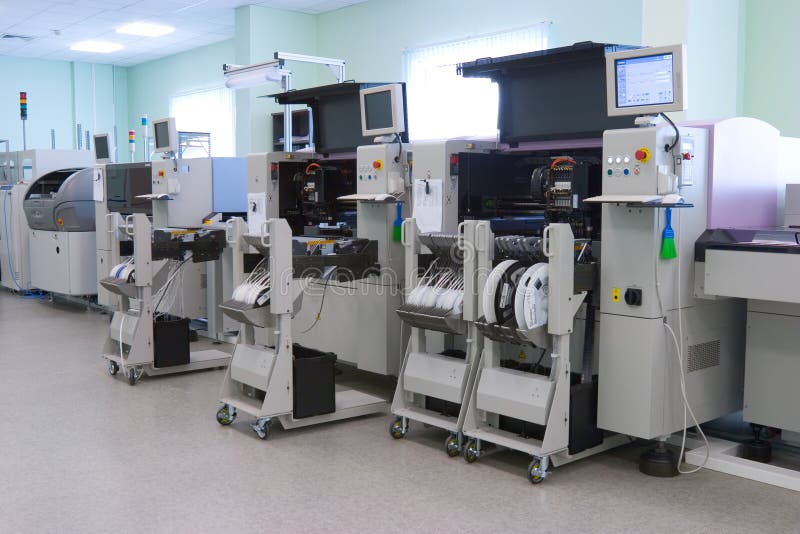 Production line stock image. Image of production, operator - 1454807