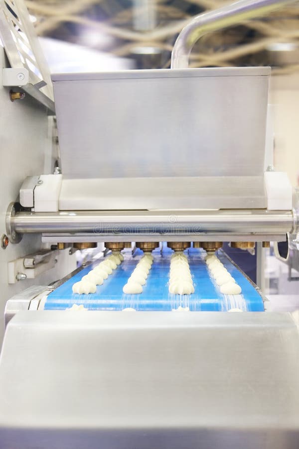 Production line at bakery stock image. Image of manufacturing - 53723141