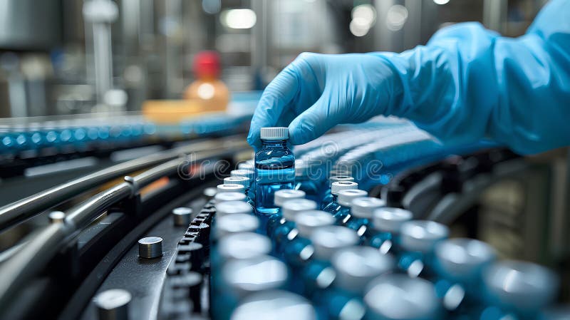 Production Line of the Chemical Industry. AI Generated Stock ...