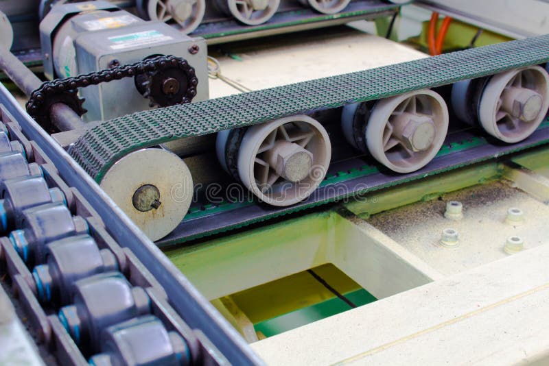 Production Line of the Factory Stock Photo - Image of boxes, band: 74603390