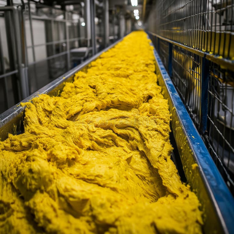 A Production Line in a Food Processing Facility Features Blocks of ...