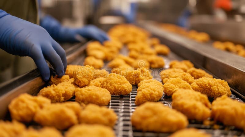 Production Line for Fried Food Using Automation Technology in a ...