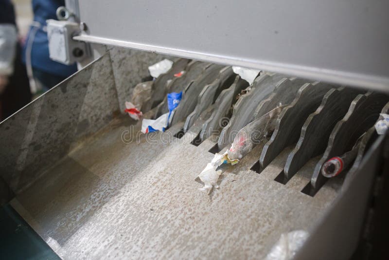 Production Line for the Processing of Plastic Waste in the Factory ...