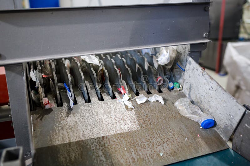 Production Line for the Processing of Plastic Waste in the Factory ...