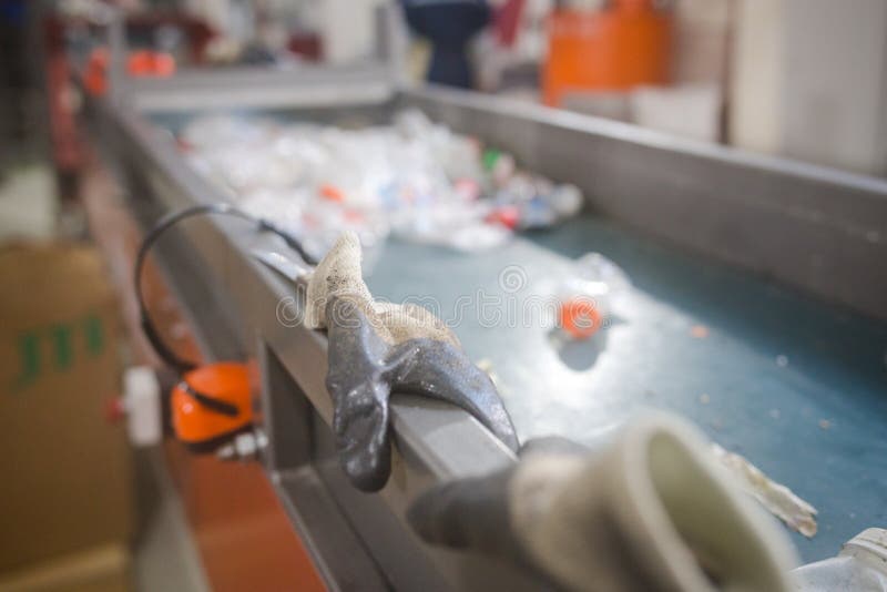 Production Line for the Processing of Plastic Waste in the Factory ...