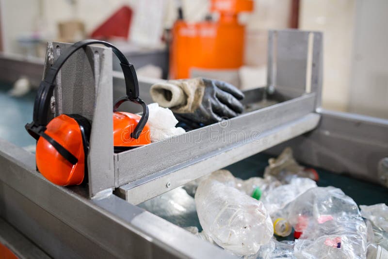 Production Line for the Processing of Plastic Waste in the Factory ...