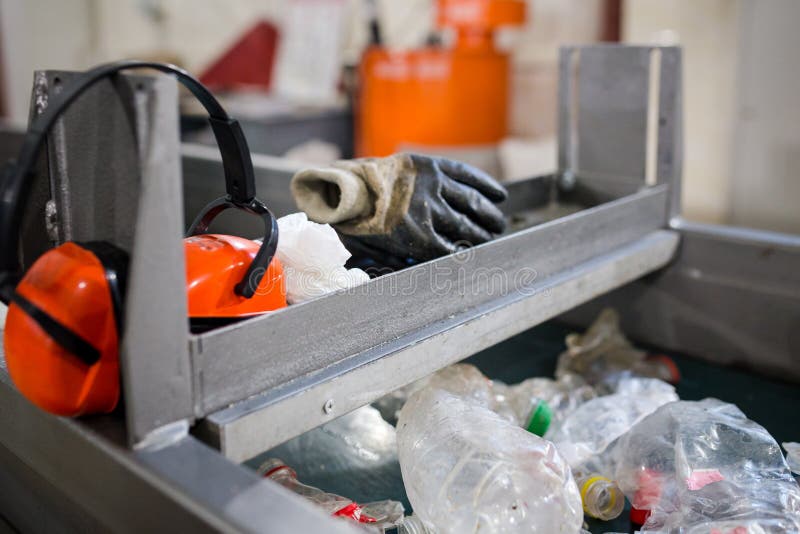 Production Line for the Processing of Plastic Waste in the Factory ...