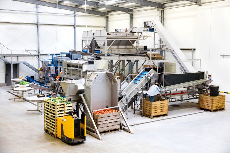 Production Line in Warehouse Editorial Photo - Image of packing ...