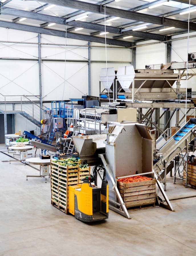 Production Line in Warehouse Editorial Stock Photo - Image of ...