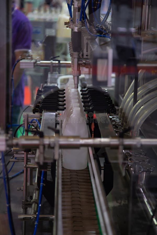 Water Bottle Packing Machine Stock Image - Image of potable, food ...