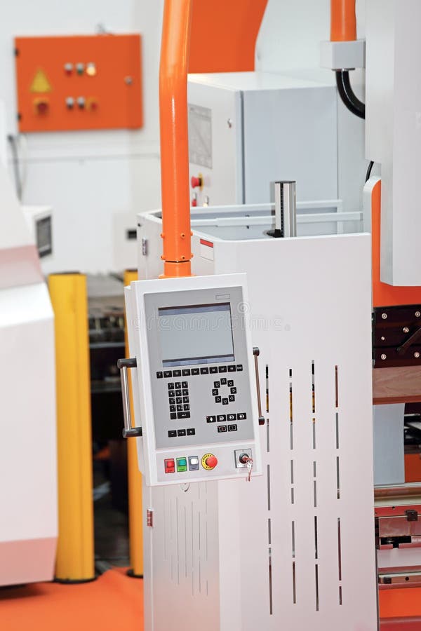 Production Machine Control Monitor Stock Photo - Image of europe ...