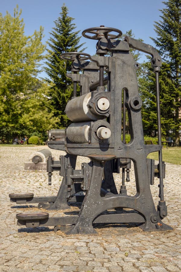 Production Machines for Paper Mills Stock Photo - Image of handmade ...