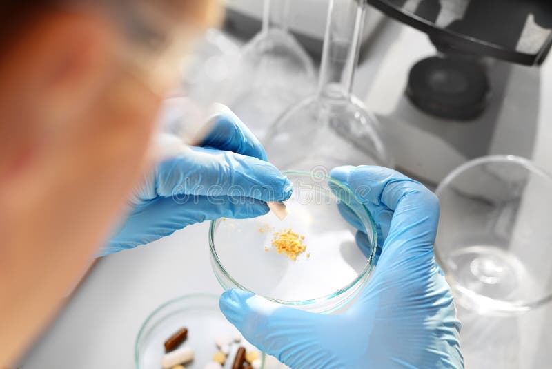 Production of medicines. stock image. Image of protection - 135479919