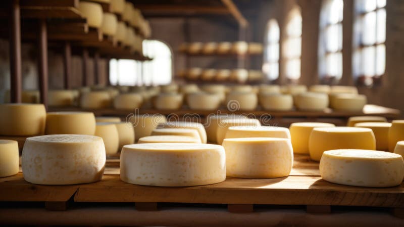 Production of New Goods at the Factory, Modern Technologies. Storage ...