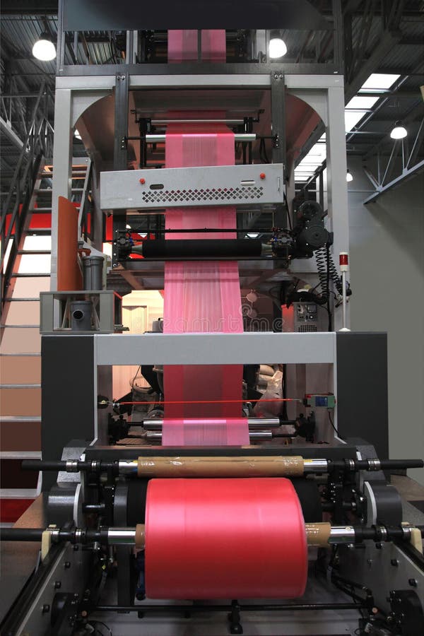 Production of plastic cups stock image. Image of production - 16766173