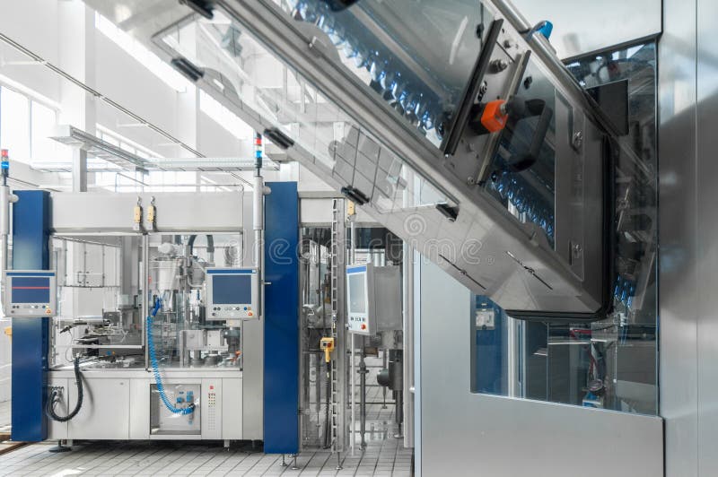 For the Production of Plastic Bottles Factory Stock Image - Image of ...