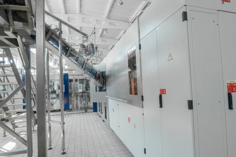 For the Production of Plastic Bottles Factory Stock Image - Image of ...