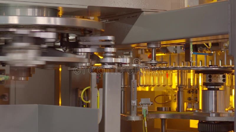 Production of Plastic Bottles. Assembly-line Production Environmentally ...