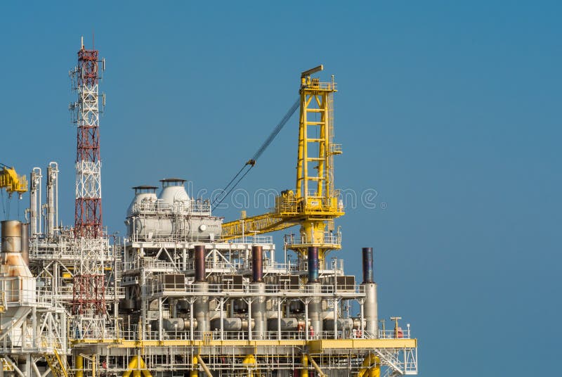 Production platform stock image. Image of industry, harbor - 51317671