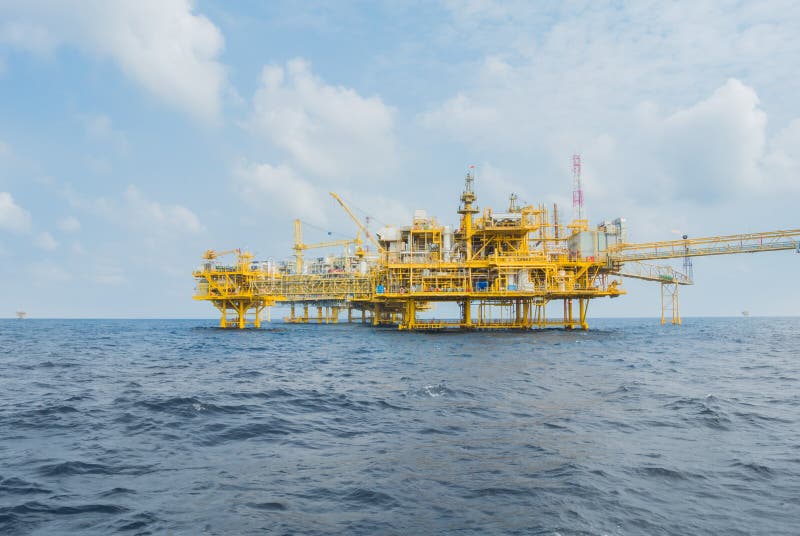 Production platform stock photo. Image of environment - 51318208