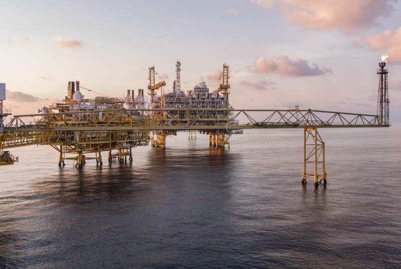 Production platform stock image. Image of industrial - 51317475