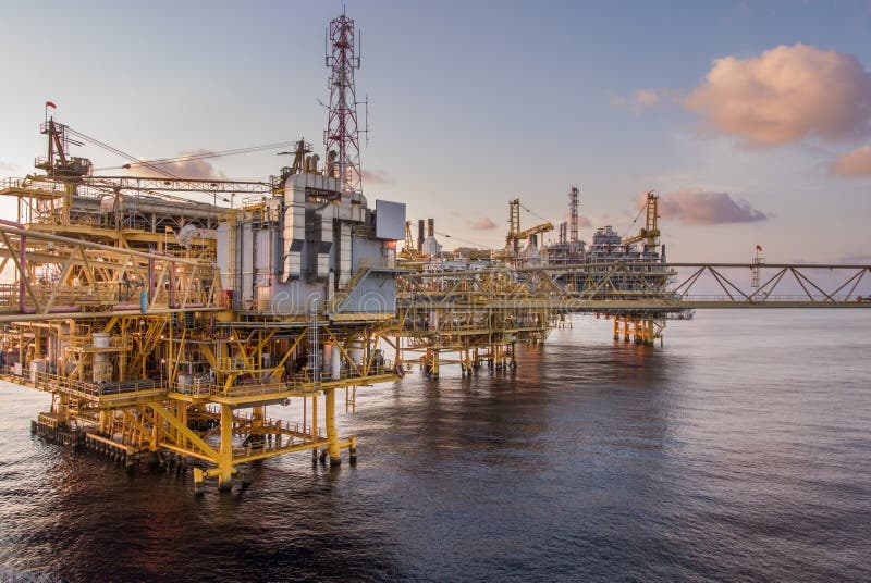 Production platform stock photo. Image of machine, industry - 51318190