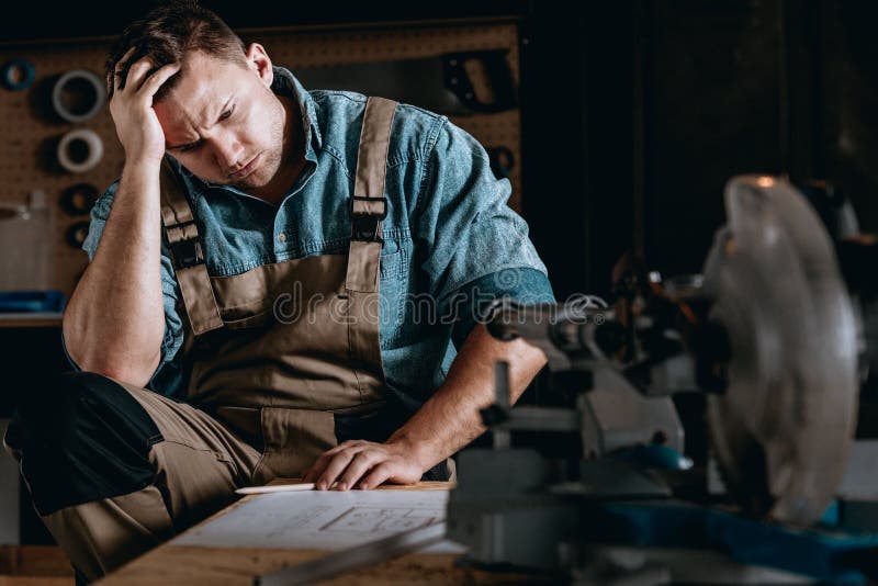 Production Problem in Workshop Stock Photo - Image of company, boss ...