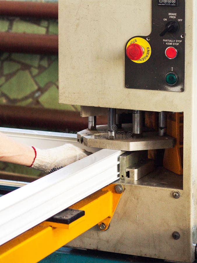 Production of Pvc Windows, Gluing of Plastic Corners of Windows ...