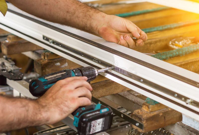 Production of Pvc Windows, Pvc Window Sash, Frame and Tools for ...