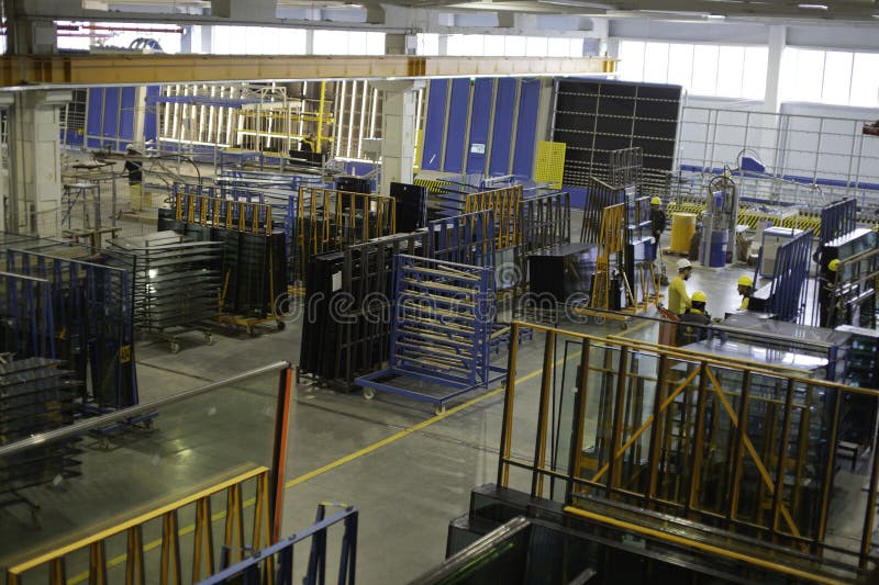 Production of Pvc Windows, Ready-made Double-glazed Windows for ...