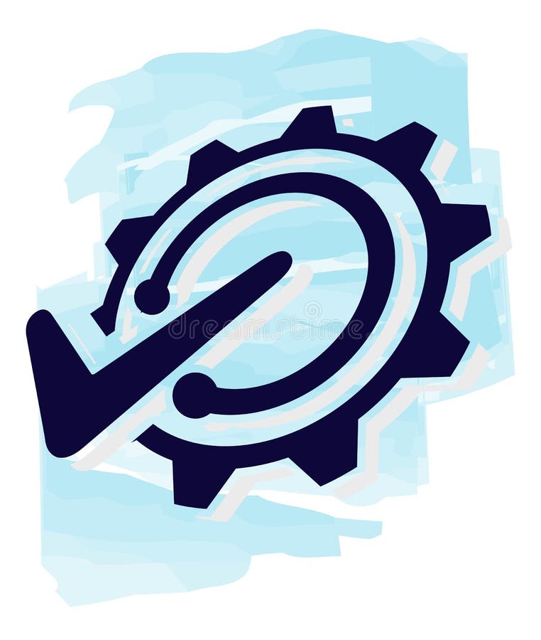 Production Quality Check Icon Stock Illustration - Illustration of ...