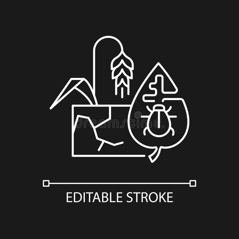 Production Risks RGB Color Icon for Dark Theme Stock Vector ...