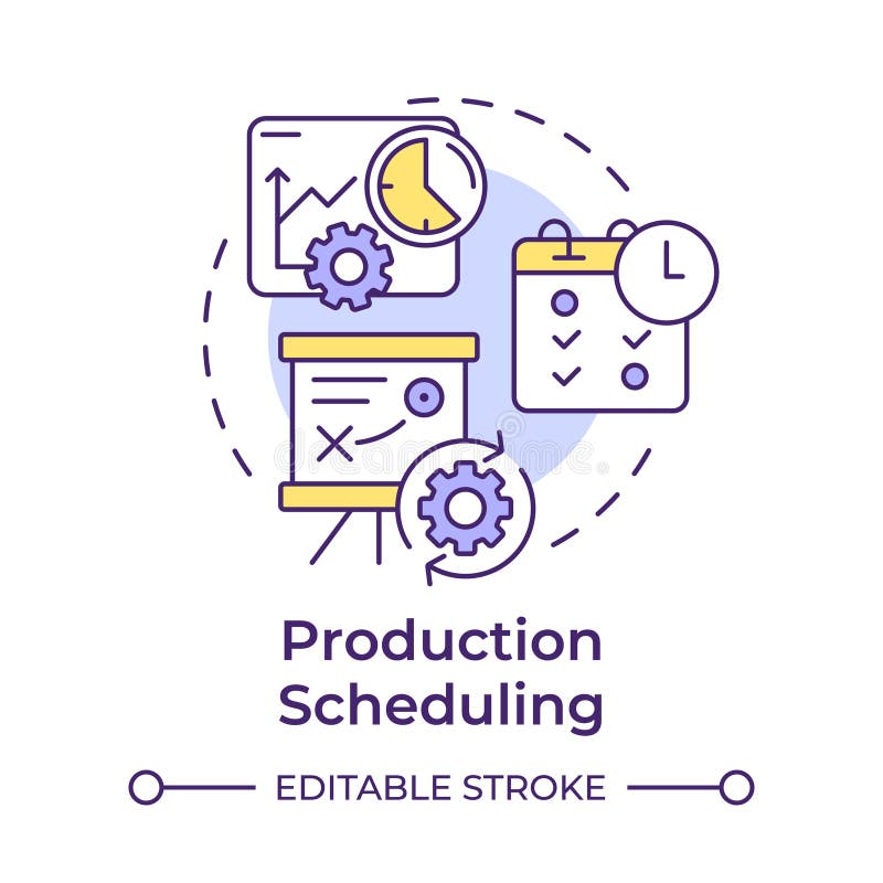 Production Scheduling Stock Illustrations – 311 Production Scheduling ...